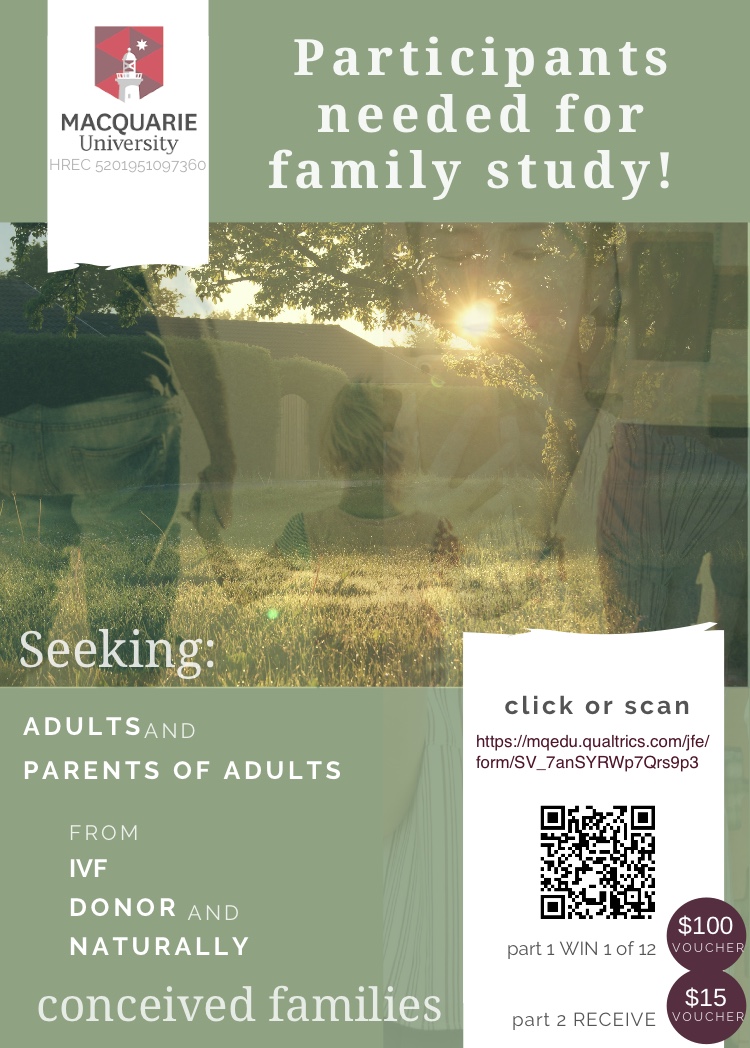 Participants needed for PhD study exploring parenting and family ...